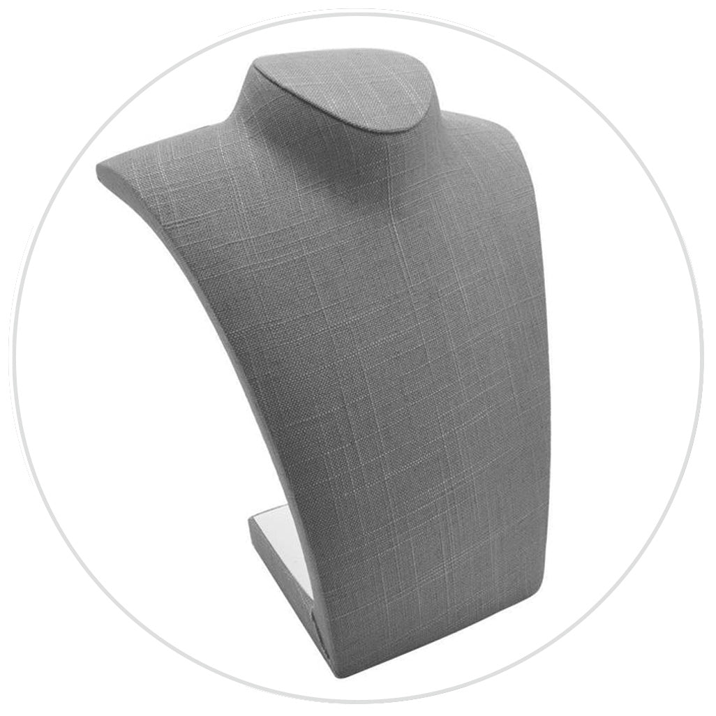 Grey Linen Jewelry Displays & Professional Display Stands – Gems On Display
