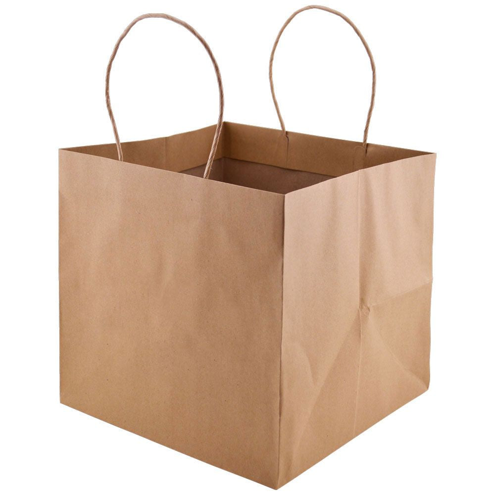 Brown Restaurant Carry Out Bags - Wholesale