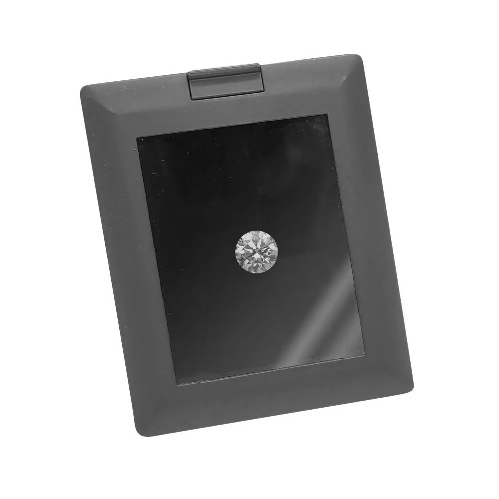 Black Glass Top Gemstone Display Box - Reversible Insert | Gems On Display